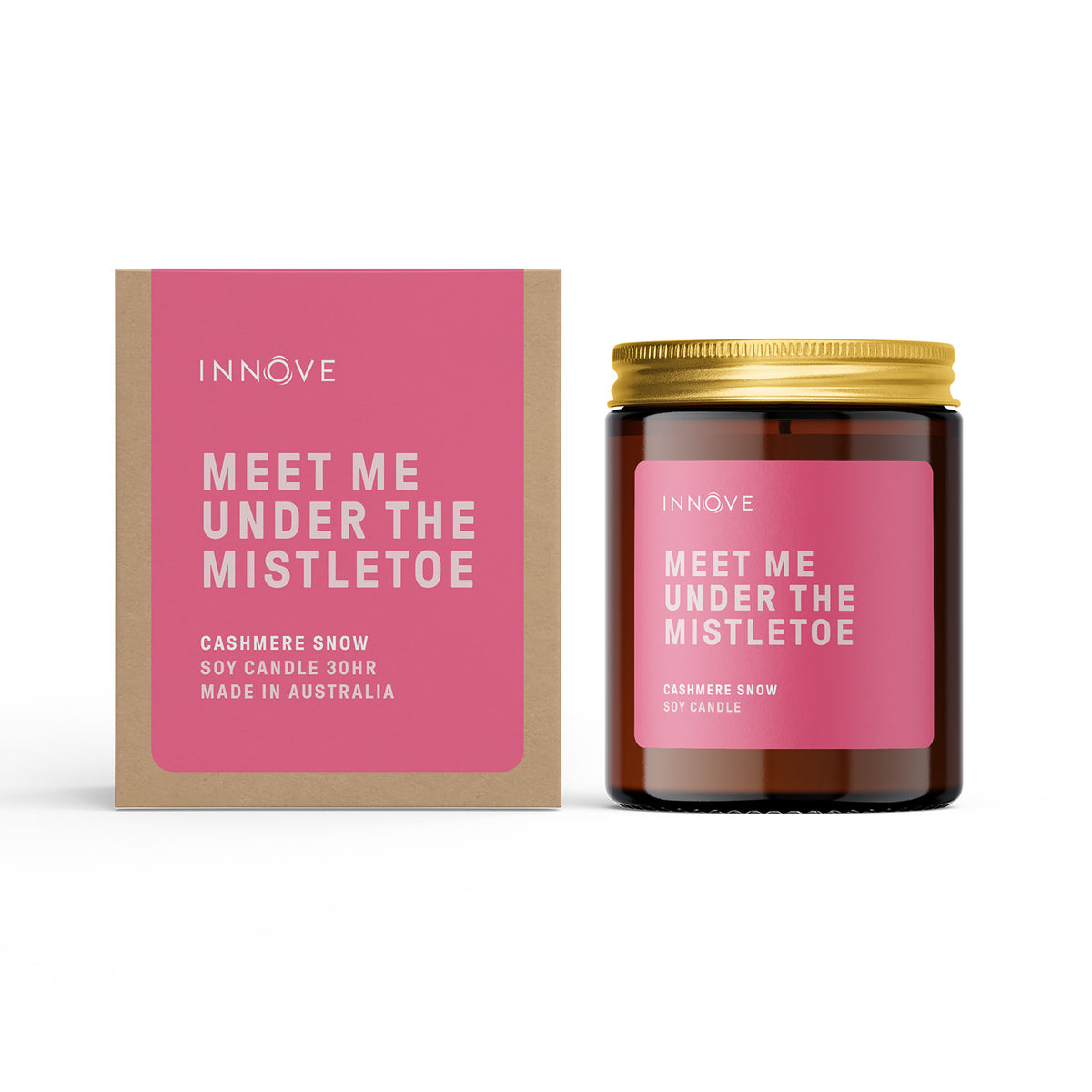 Meet Me Under The Mistletoe Candle - Cashmere Snow Fragrance — INNOVE